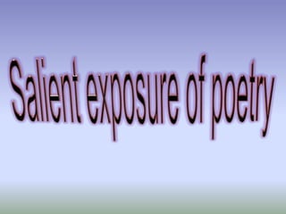 Poetry - A distinct Perspective | PPT