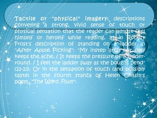 Types and Elements of Poetry | PPT