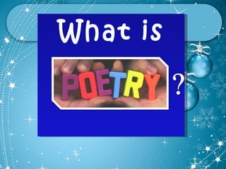 Types and Elements of Poetry | PPT