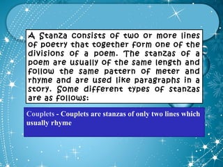 Types and Elements of Poetry | PPT