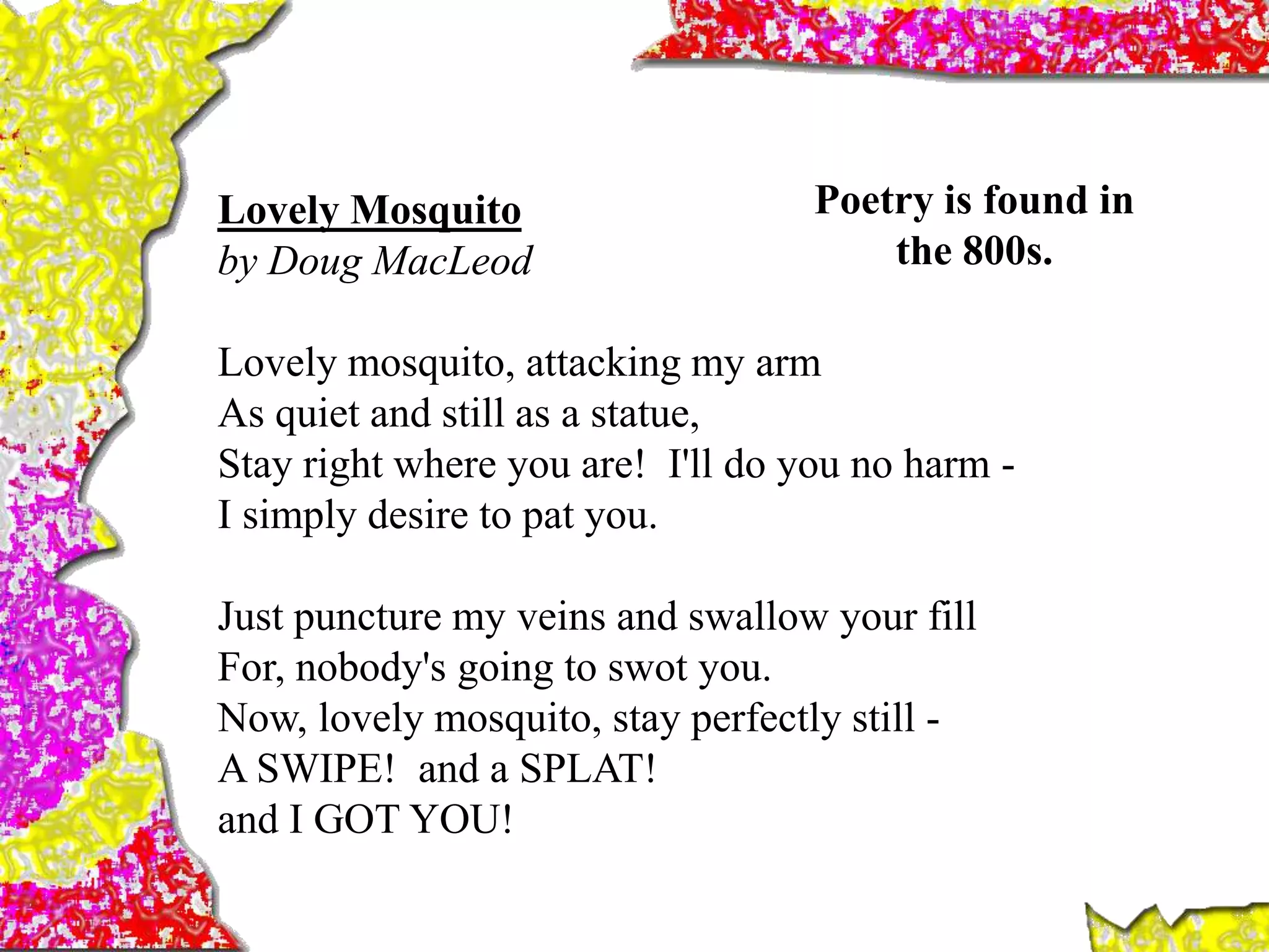 Poetry | PPTX
