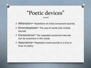 Poetry lesson. | PPTX