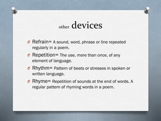 Poetry lesson. | PPTX