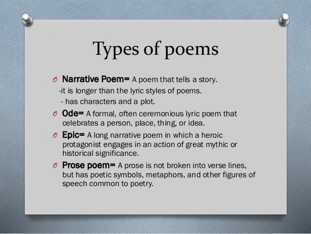 Imagery Poem Styles