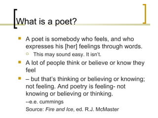Poetry | PPT