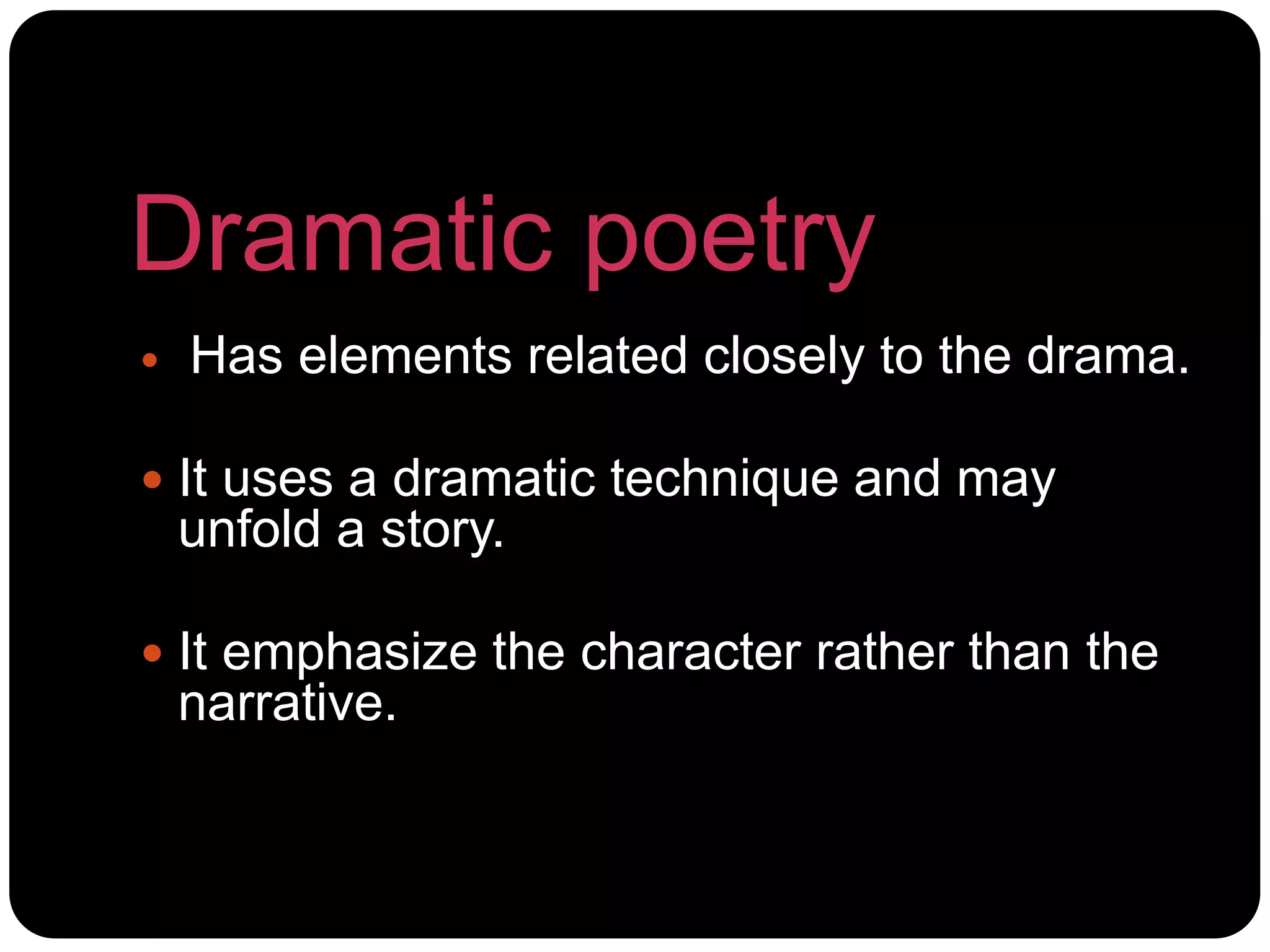 Types Of Poetry | PPTX