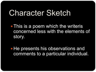 Types Of Poetry | PPTX