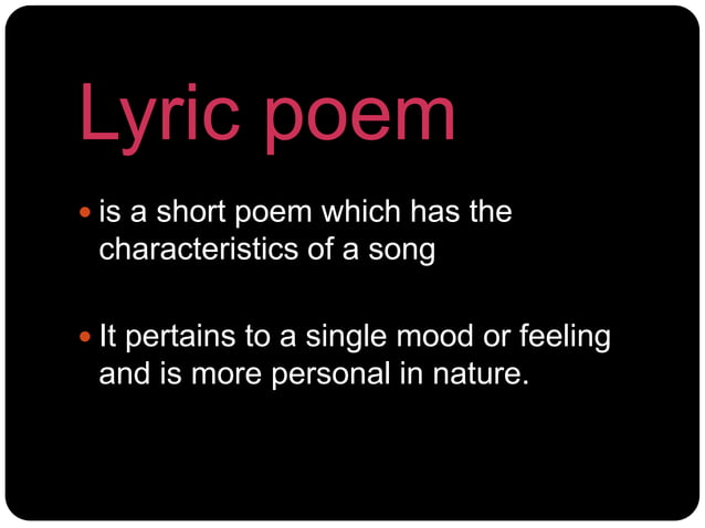 Types Of Poetry | PPTX | Poetry | Books and Literature