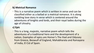 Poetry for freshman students | PPT