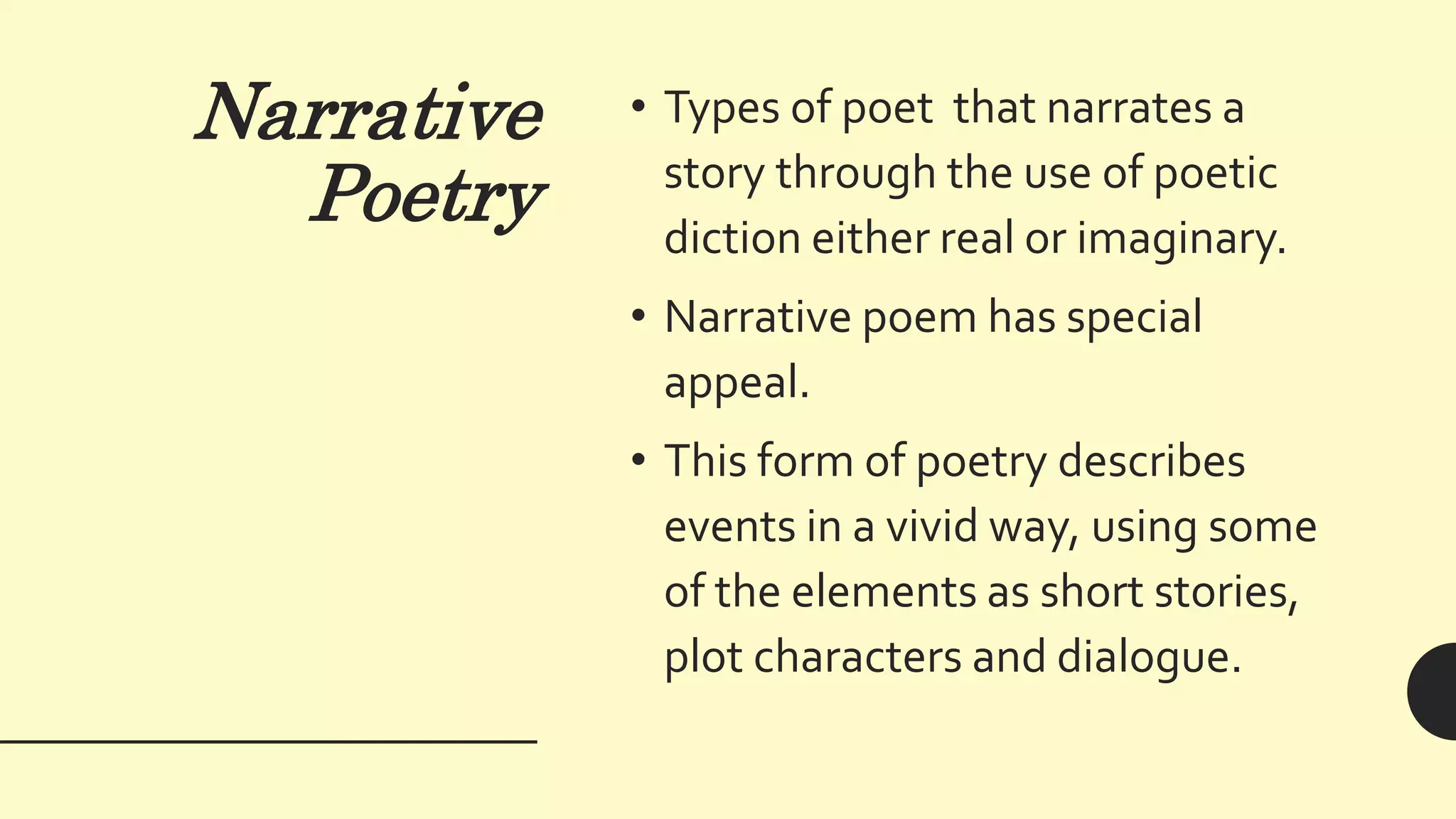 All About Poetry (Elements and Types of Poetry) | PPTX