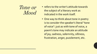 All About Poetry (Elements and Types of Poetry) | PPTX