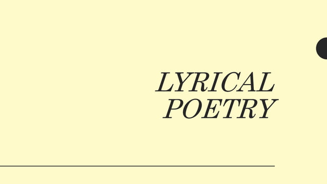 All About Poetry (Elements and Types of Poetry) | PPTX