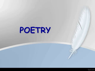 Elements of Poetry | PPTX
