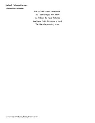 Poetry | DOCX | Poetry | Books and Literature