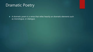 Poetry | PPT