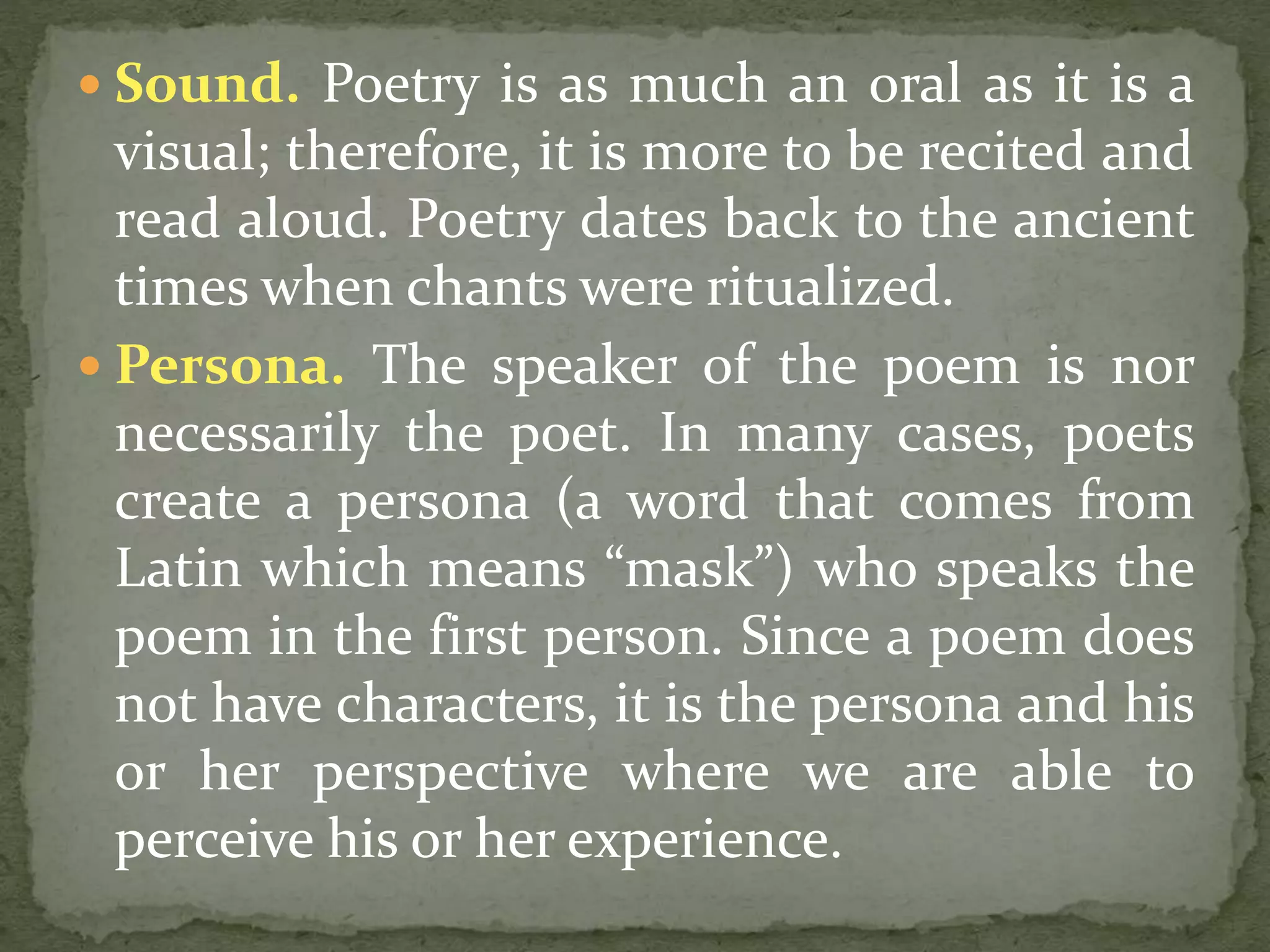 Poetry | PPTX | Poetry | Books and Literature