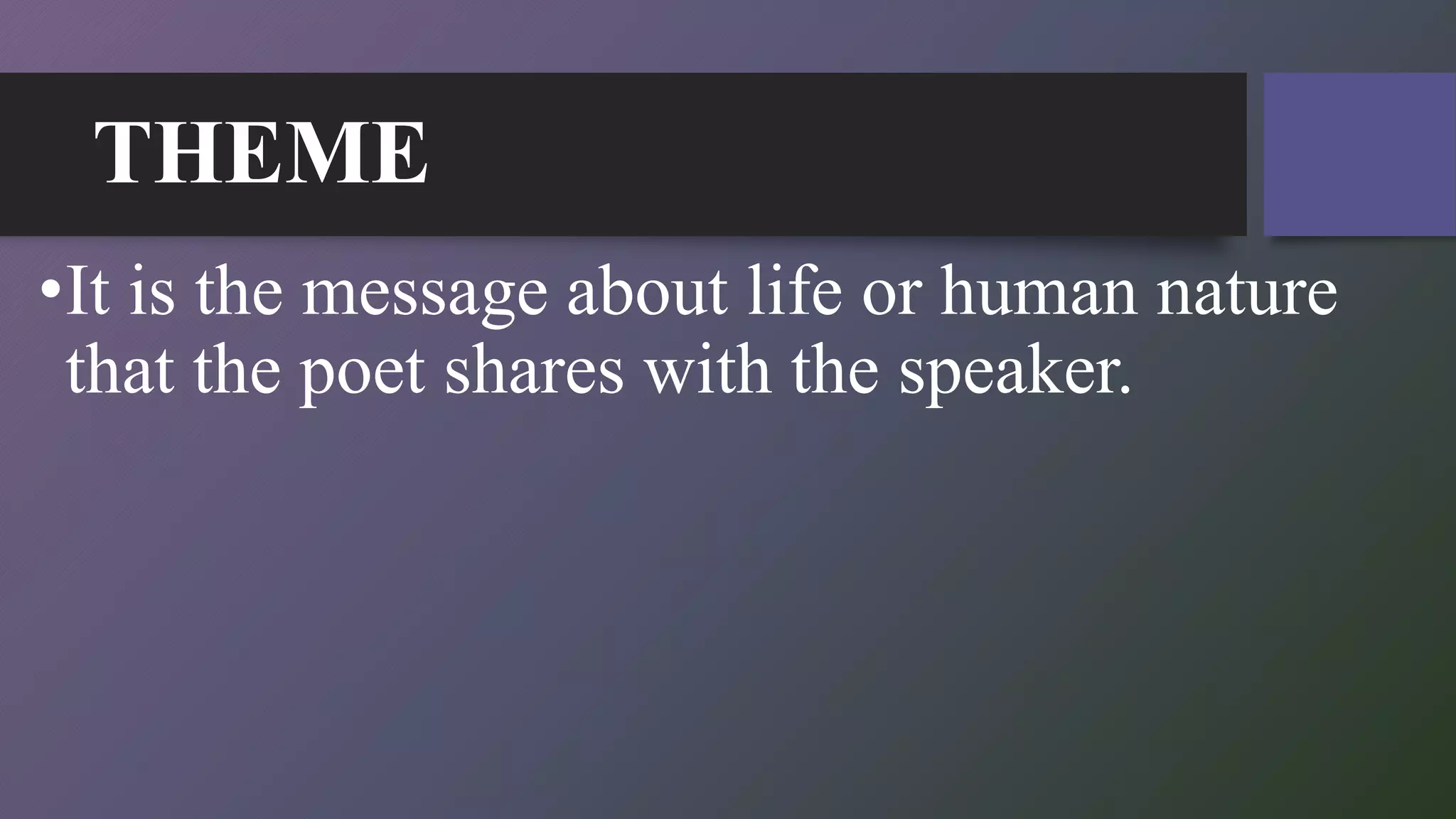 English Lesson: Poetry | PPTX