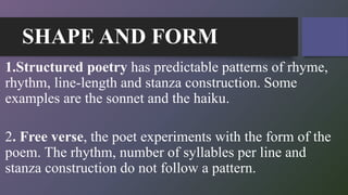 English Lesson: Poetry | PPTX