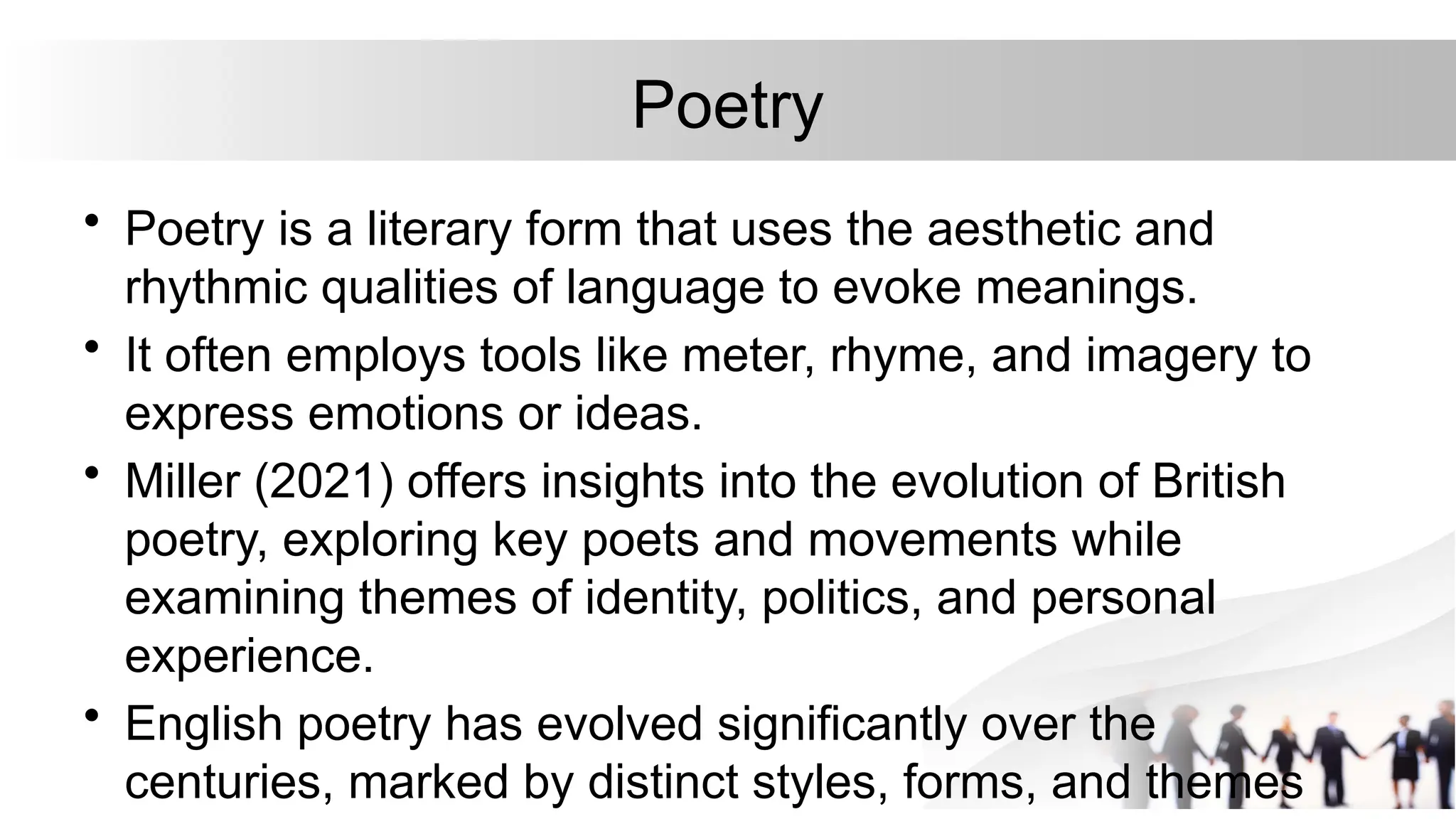 Exploring the Beauty of Poetry and Its Description | PPTX