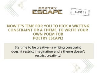Poetry Escape Poetry Escape Powerpoint.pptx