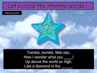 Tom's TEFL - Poetry / Rhyming Words Introduction | PPT