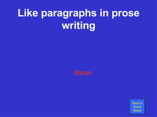 Poetry Jeopardy | PPT
