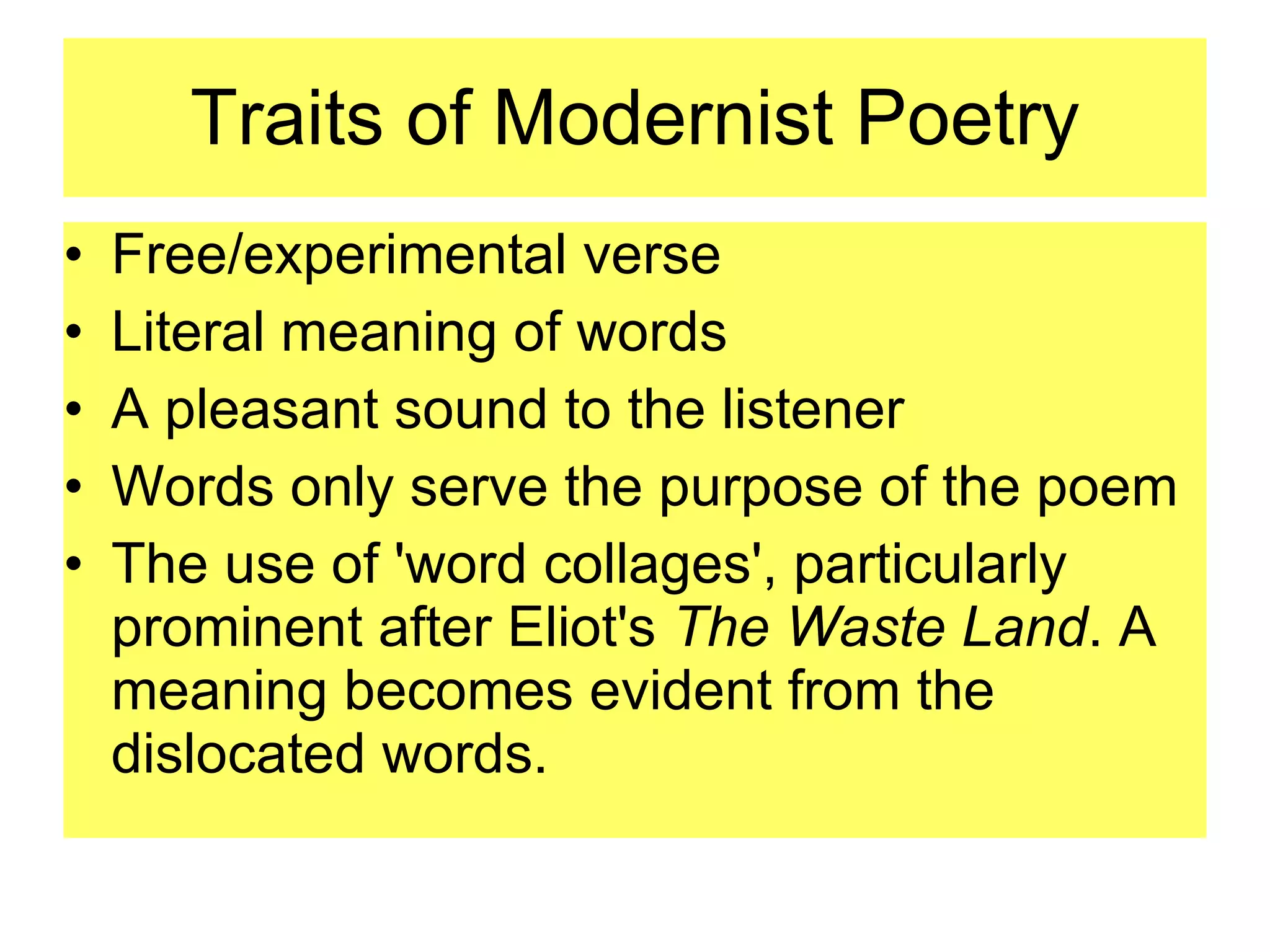 Poetry Movements Project | ODP