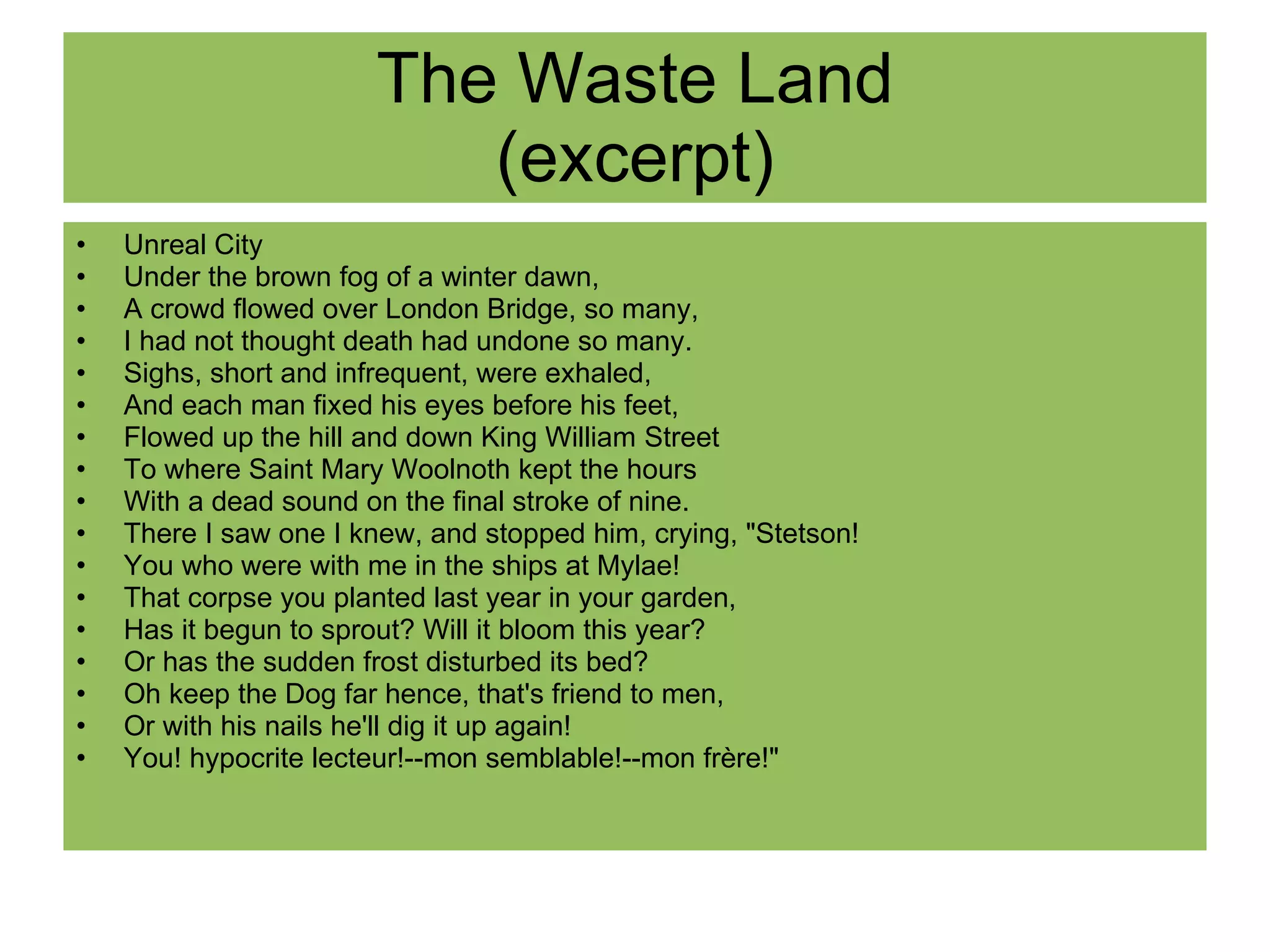 Poetry Movements Project | ODP