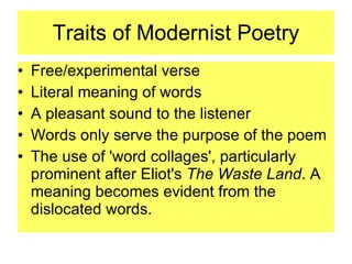 Poetry Movements Project | ODP