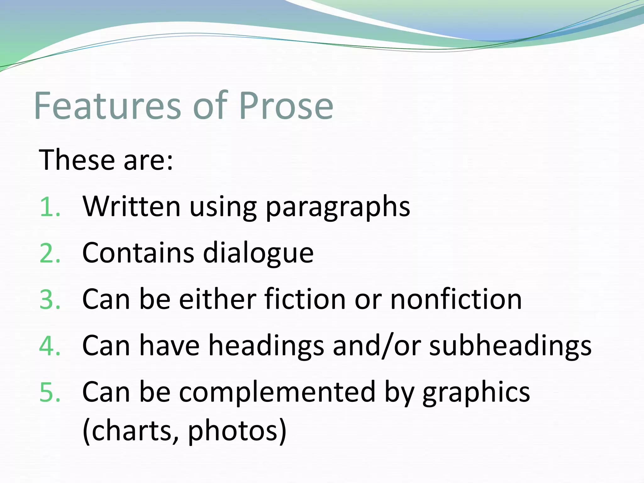 Poetry Prose Drama | PPTX