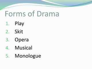 Poetry Prose Drama | PPTX