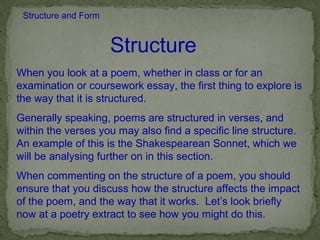 Poetry textual-analysis | PPT