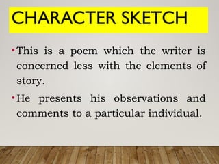 Poetry- DIFFERENT TYPES OF POETRY and Examples.pptx