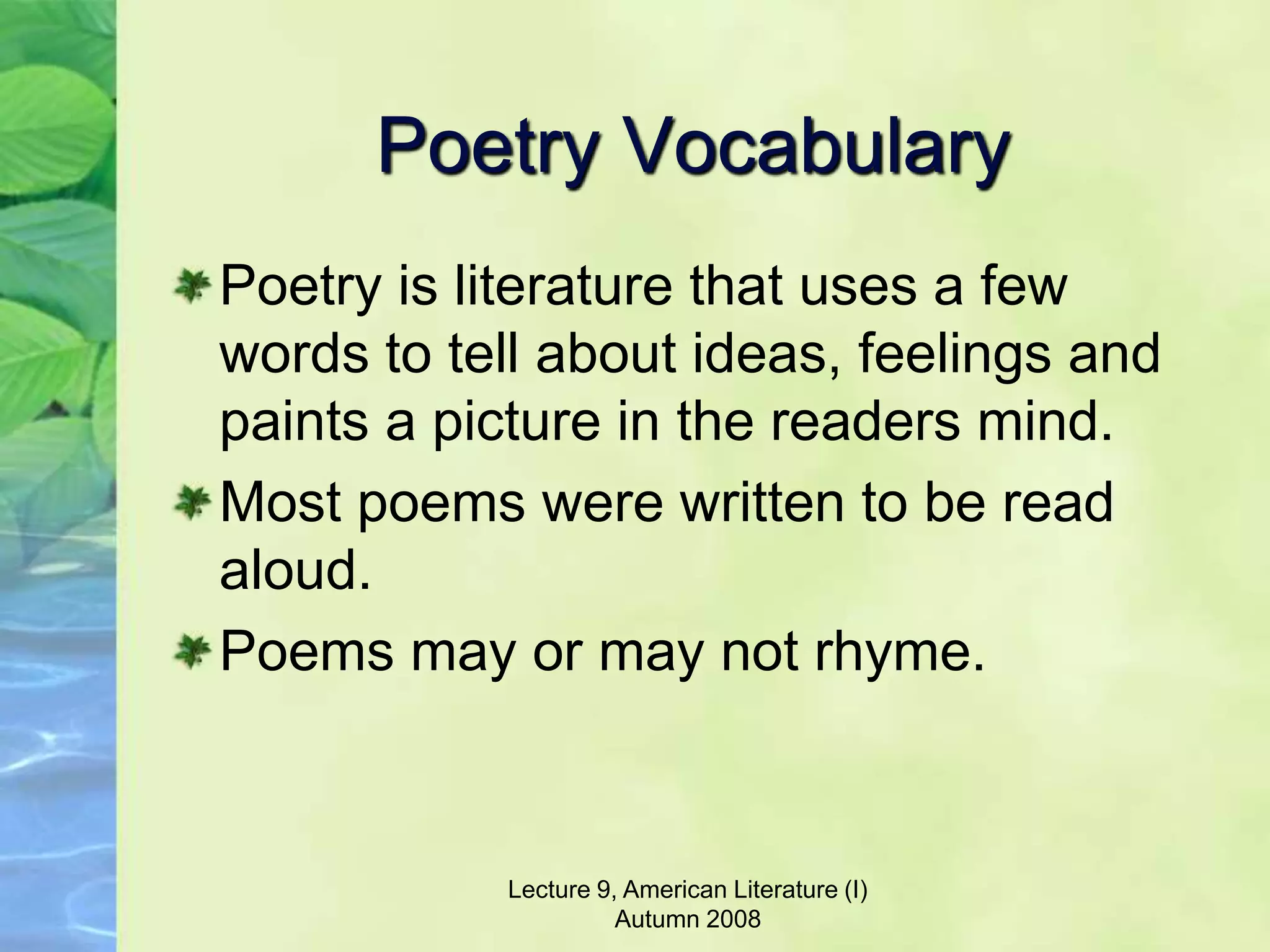 poetry-vocabulary.ppt