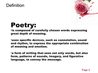 Poetry | PPT
