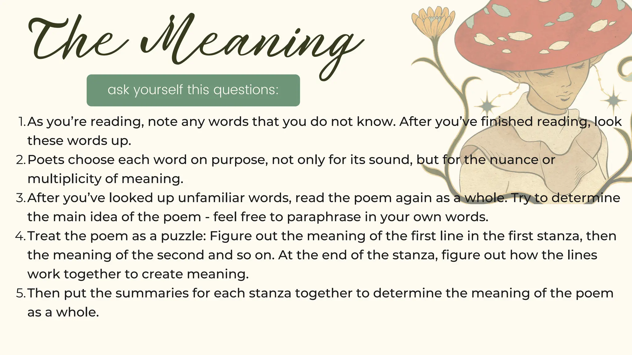 Literarure: Poetry Analysis and other related themes | PDF