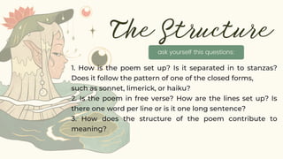 Literarure: Poetry Analysis and other related themes | PDF