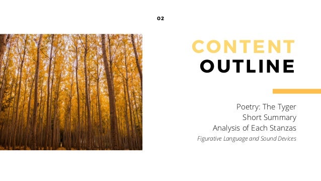 Analyzing Poetry - The Tyger by William Blake | PPT