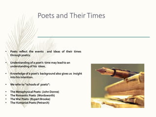 Poetry Analysis Basics | PPTX