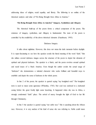 Poetry analysis essay | DOCX