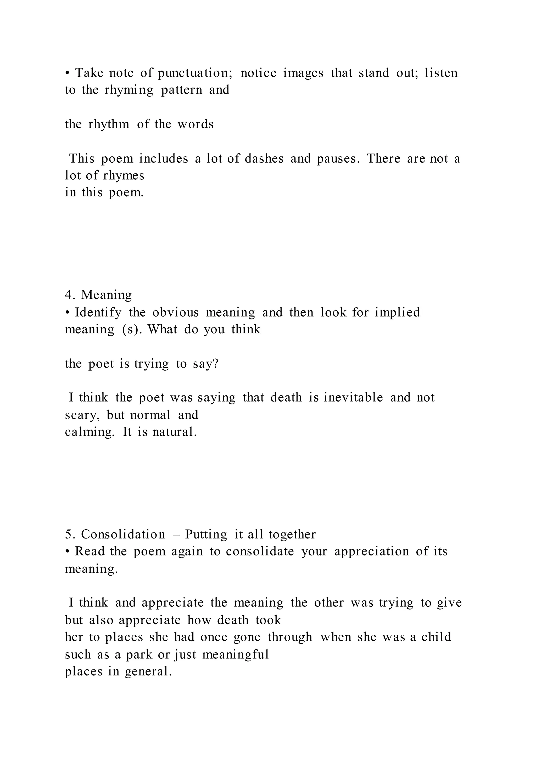 Poetry analysis worksheet a step by-step guide to reading an | PDF