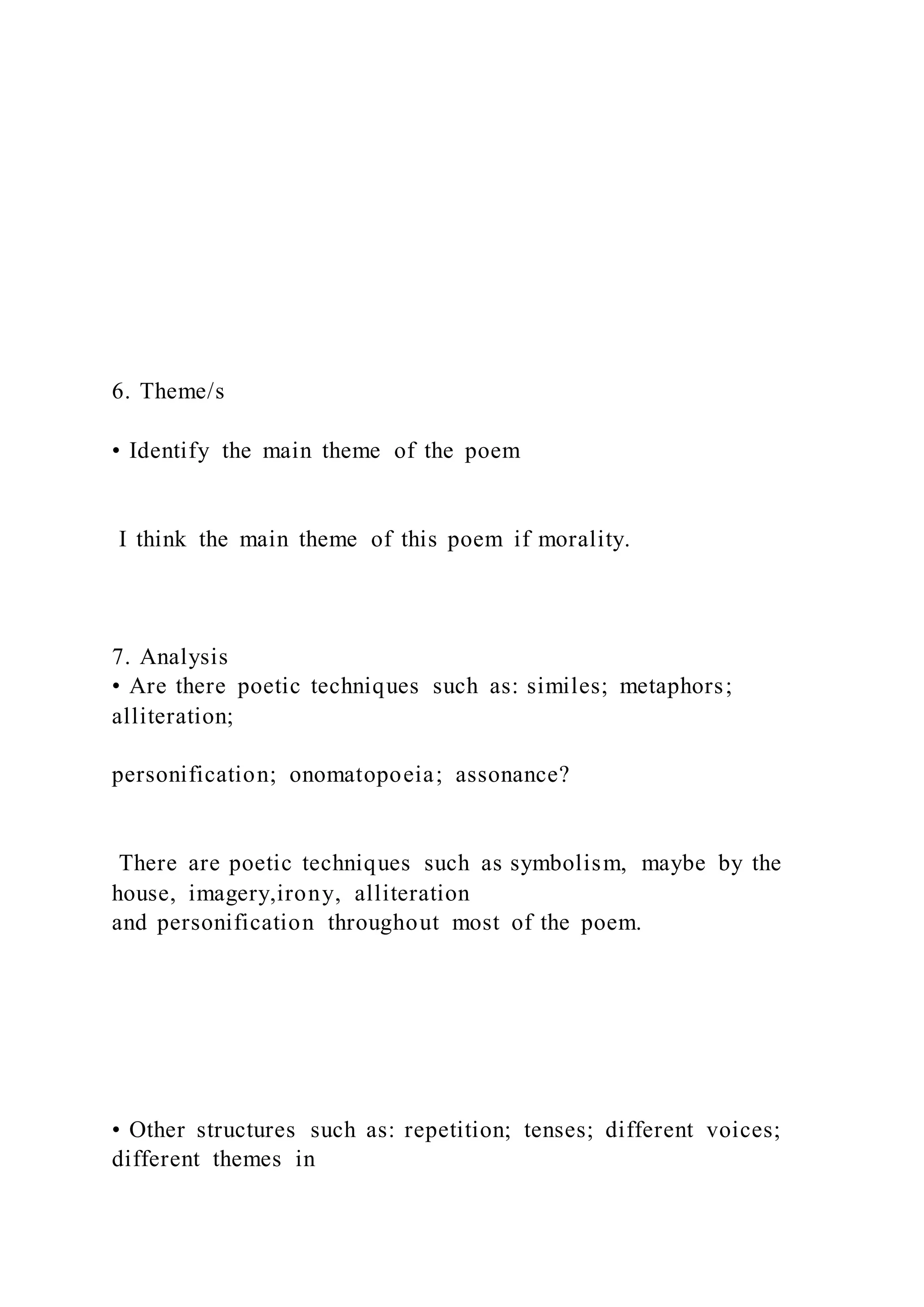Poetry analysis worksheet a step by-step guide to reading an | DOCX