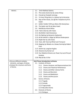 Poetry and drama | PDF