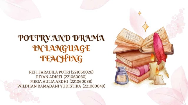 POETRY AND DRAMA IN LANGUAGE TEACHING.pptx