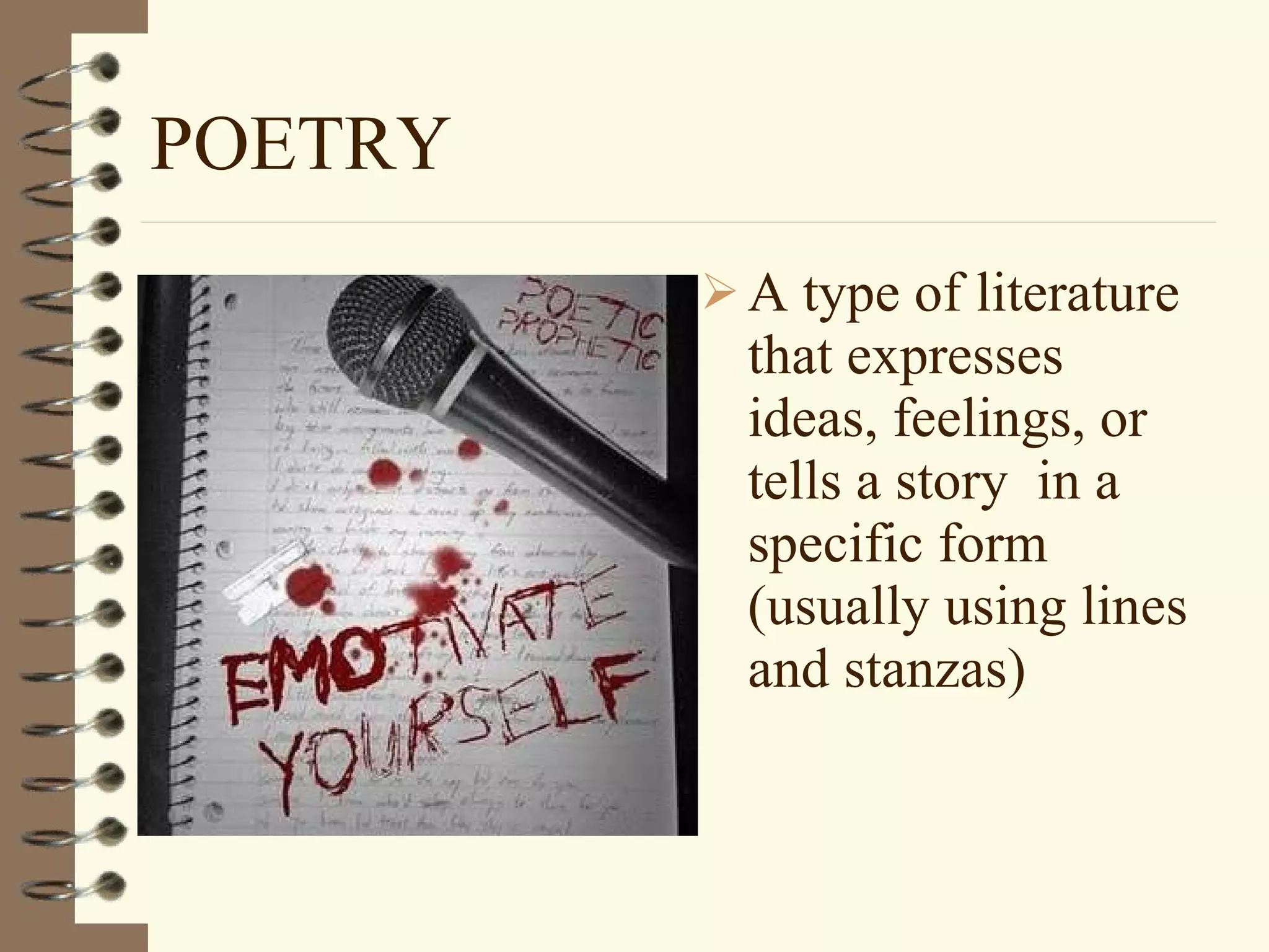 Poetry and figurative language | PPT