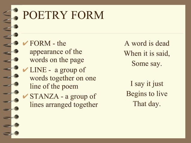 Poetry and figurative language | PPT