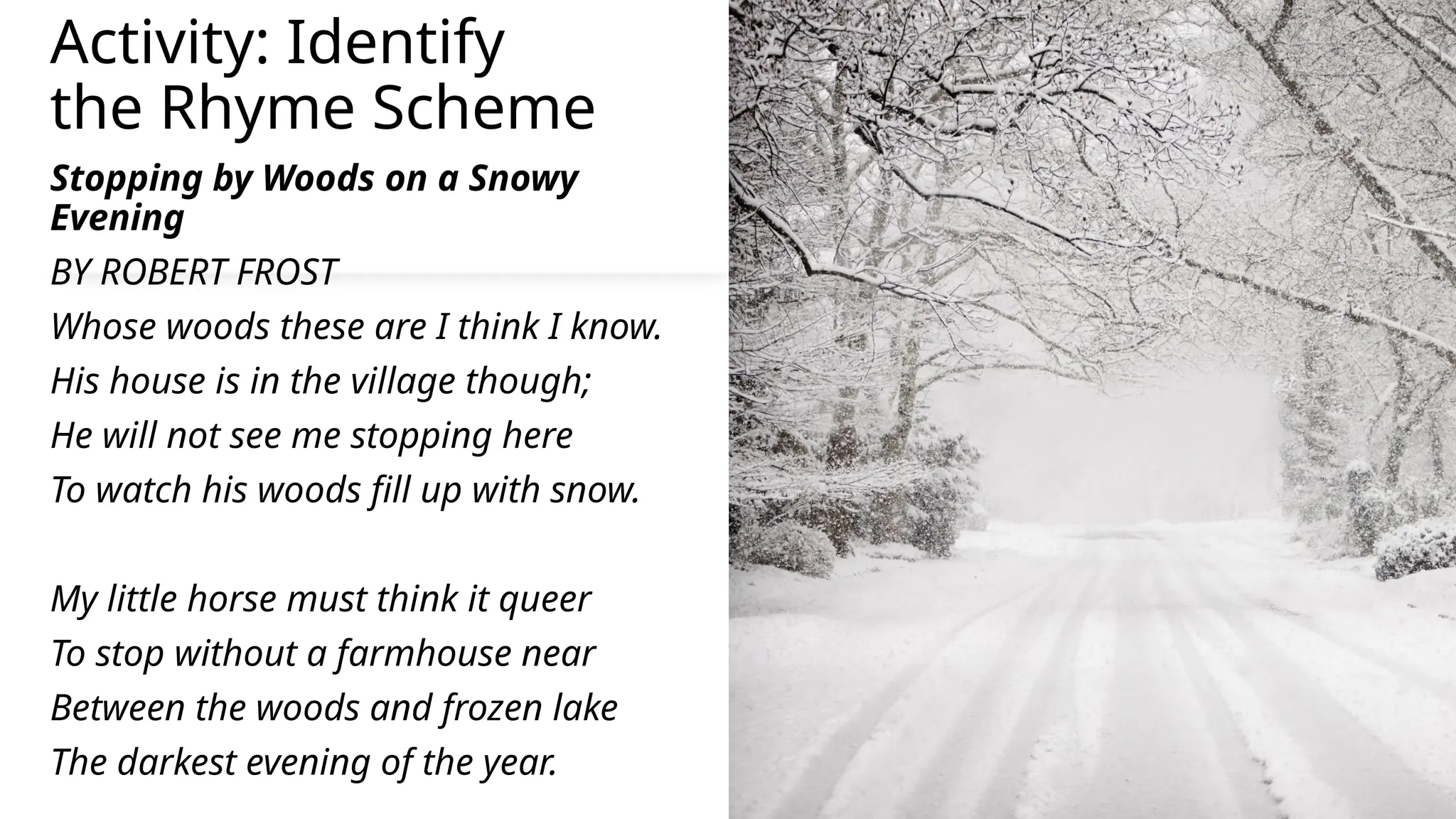 Poetry and Its Elements English 9 Quarter 2 | PPTX