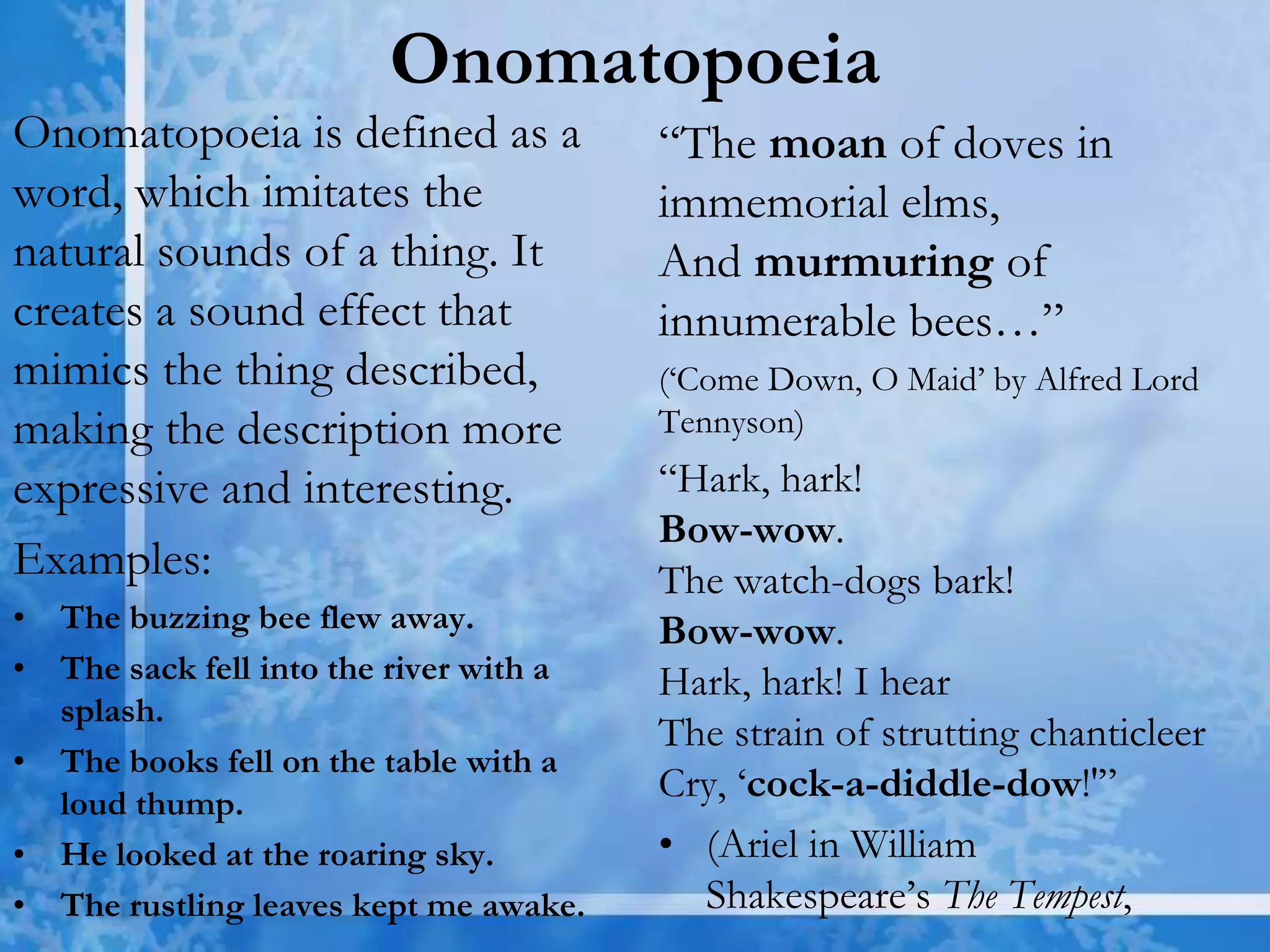 Poetry and poetic devices | PPTX