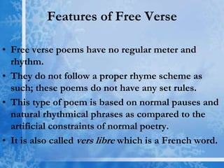 Poetry and poetic devices | PPTX