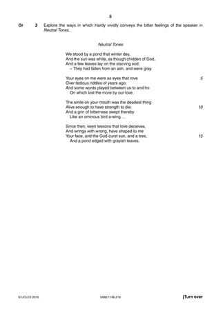 Poetry and prose 1 | PDF